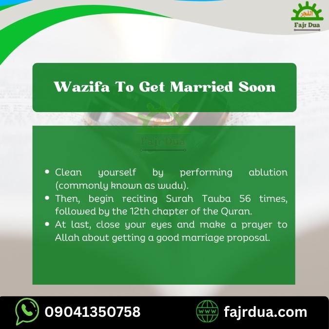 Powerful Dua To Get Married Soon (100% Proven) - 2024