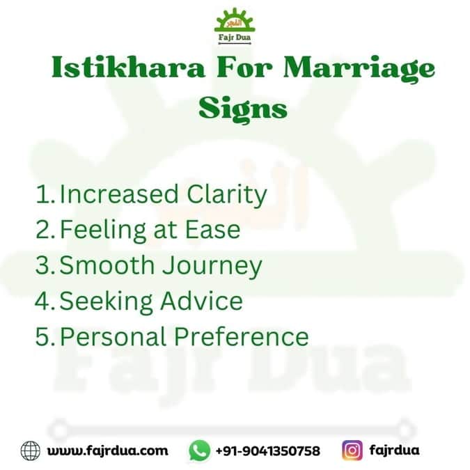 Istikhara Signs For Marriage - Powerful Istikhara Signs (2024)